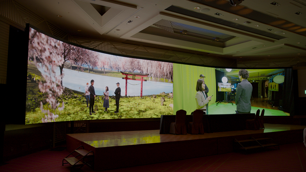 Curved LED Wall in Hilton Tokyo - Vega Japan